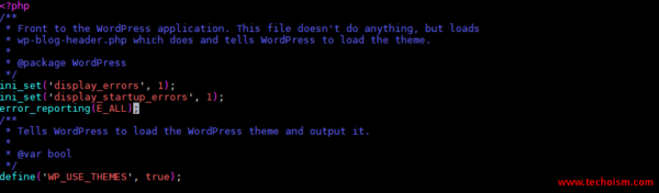Enable Php Errors To Display On Web Browser