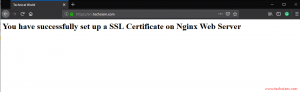 How to Install CertBot SSL Certificate to Secure Nginx/Apache on RHEL/CentOS 7
