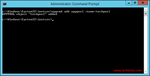 How to Create a WebSite/AppPool in IIS using Command Line