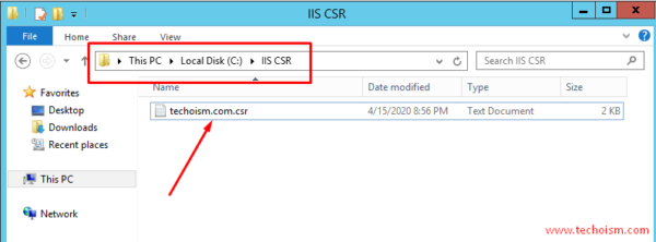 Create CSR for SSL Certificate on Windows Servers