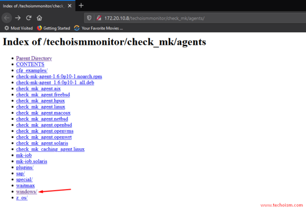 Adding a Check_MK Agent in Windows Host