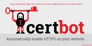 How to Install CertBot SSL Certificate to Secure Nginx/Apache on RHEL/CentOS 7