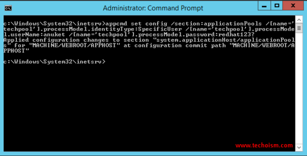 How To Create A Websiteapppool In Iis Using Command Line